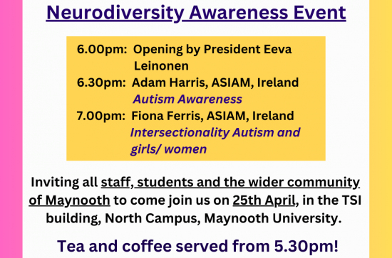 Neurodiversity Awareness Event | Maynooth University